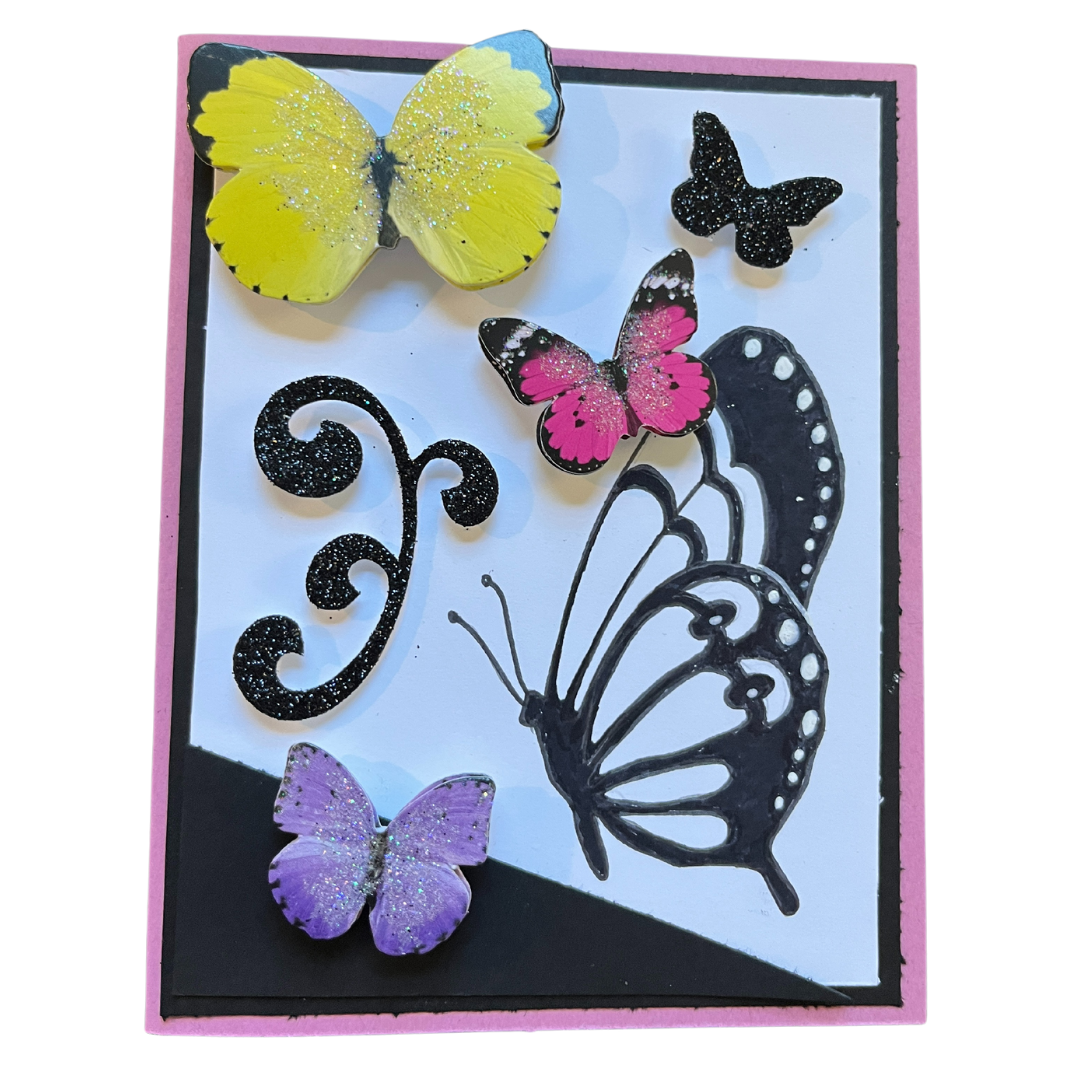 Make a Unique Butterfly Card - Paper House