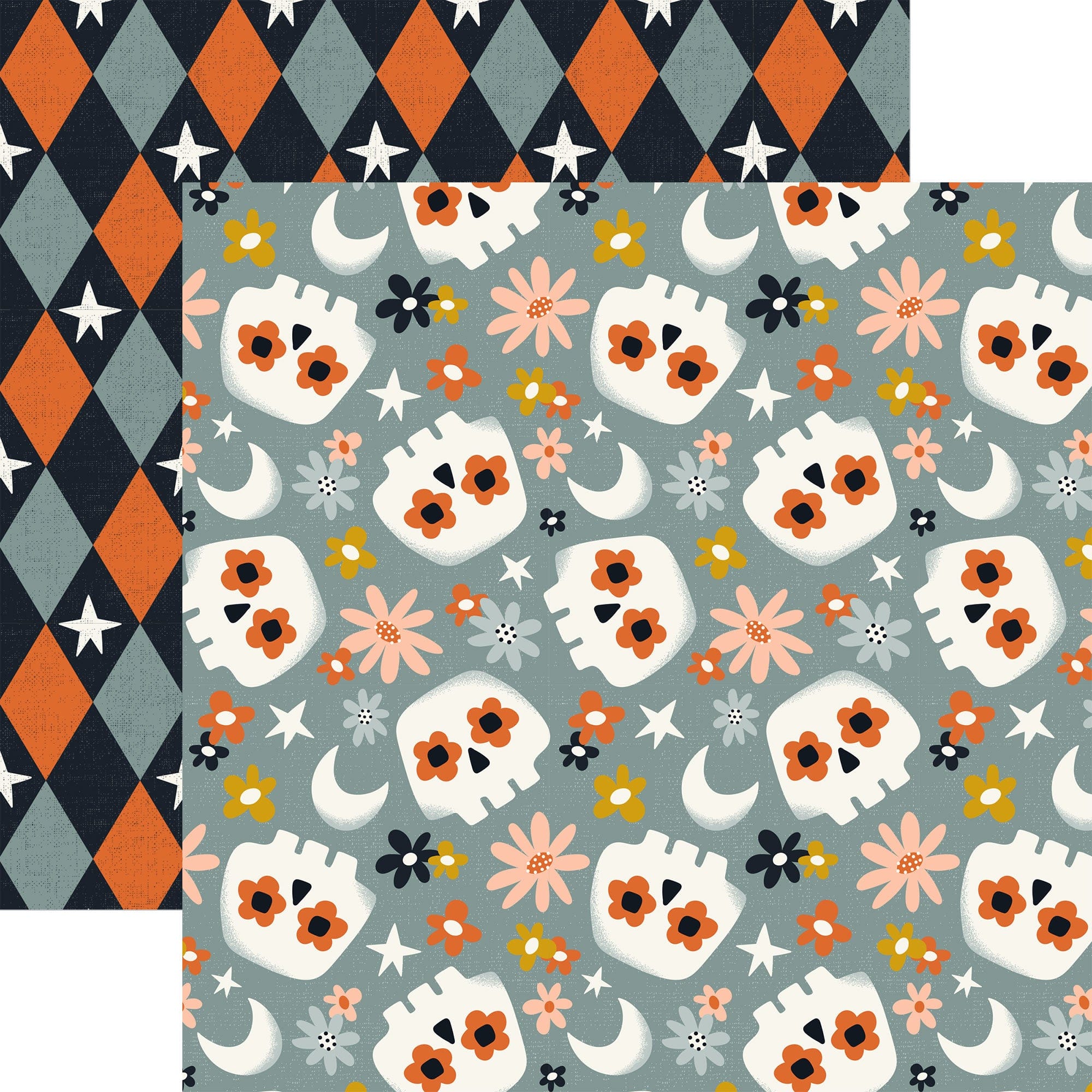 Skulls 12 x 12 Scrapbook Paper - Paper House