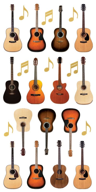 Decorative Stickers - Acoustic Guitars - Paper House