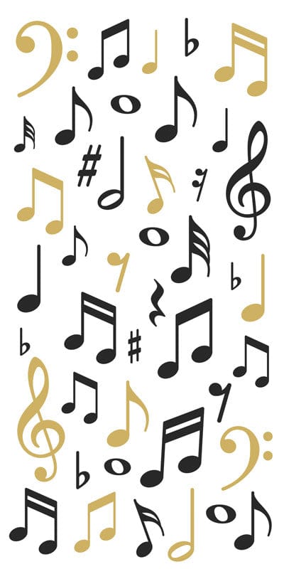 Decorative Stickers - Music Notes - Paper House