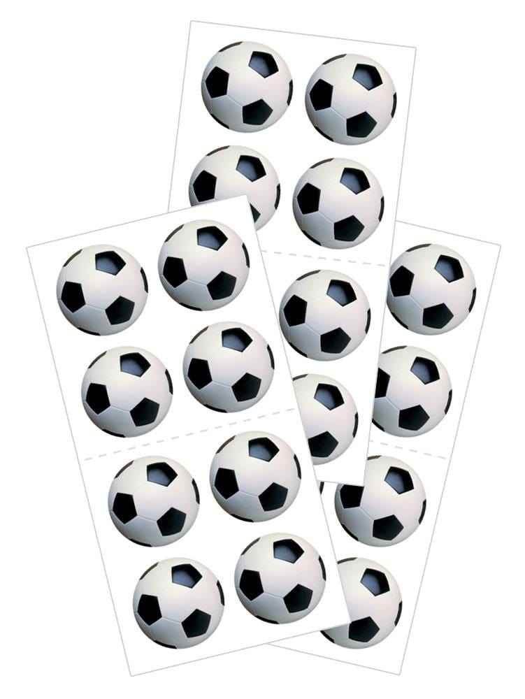 Decorative Stickers - Soccer Balls - Paper House